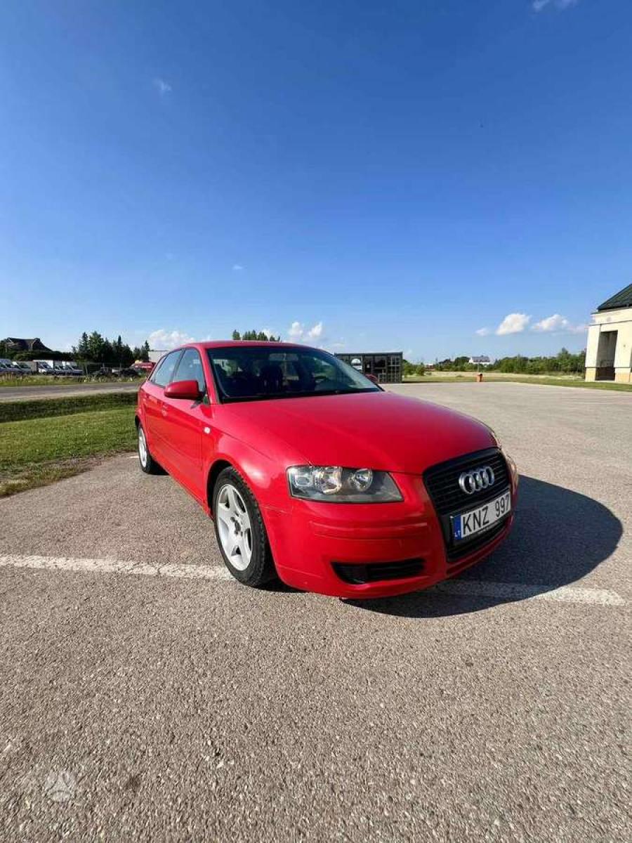 Red Audi A3 2005 in Kaunas, with an engine capacity of 1.90 L and mileage of 385 thousand km for 1350 €, photo 11 on AUTOMOTO.COM.LV
