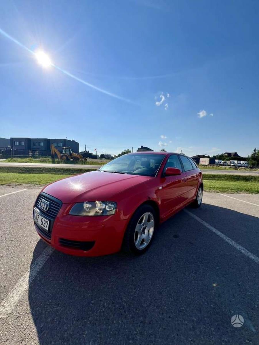 Red Audi A3 2005 in Kaunas, with an engine capacity of 1.90 L and mileage of 385 thousand km for 1350 €, photo 12 on AUTOMOTO.COM.LV