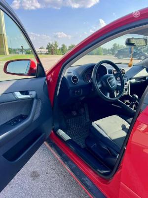 Red Audi A3 2005 in Kaunas, with an engine capacity of 1.90 L and mileage of 385 thousand km for 1350 €, photo 15 on AUTOMOTO.COM.LV