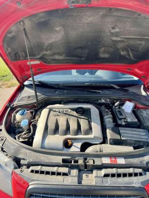 Red Audi A3 2005 in Kaunas, with an engine capacity of 1.90 L and mileage of 385 thousand km for 1350 €, photo 21 on AUTOMOTO.COM.LV