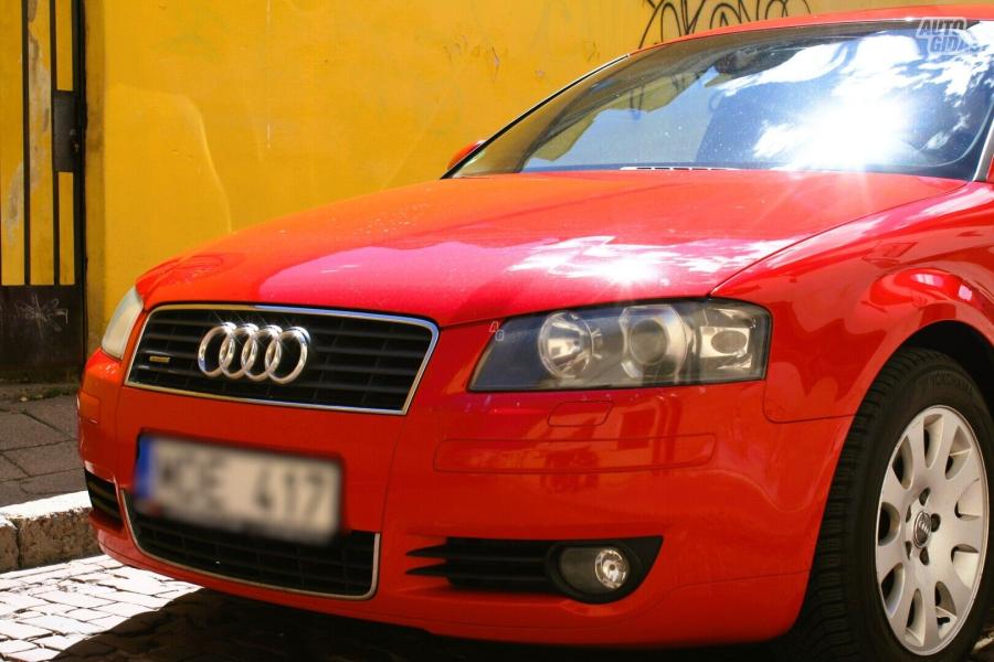 Red Audi A3 2005 in Vilnius, with an engine capacity of 2.00 L and mileage of 237 thousand km for 5900 €, photo 4 on AUTOMOTO.COM.LV