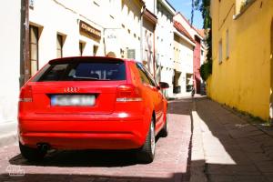 Red Audi A3 2005 in Vilnius, with an engine capacity of 2.00 L and mileage of 237 thousand km for 5900 €, photo 8 on AUTOMOTO.COM.LV
