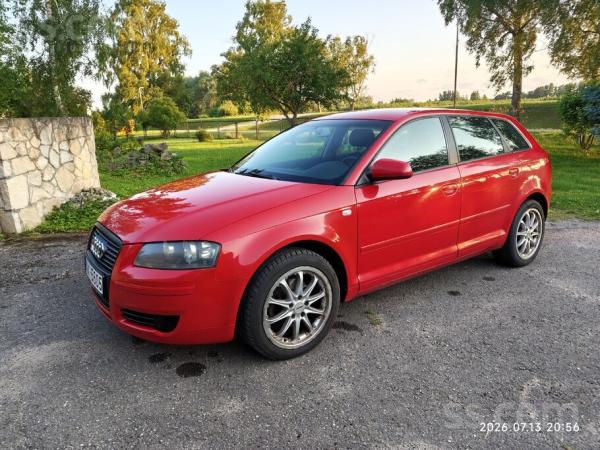 Красный Ауди А3 2005 в Рига, объемом двигателя 2.00 л и пробегом 292 тыс. км за 2000 €, фото 1 на AUTOMOTO.COM.LV