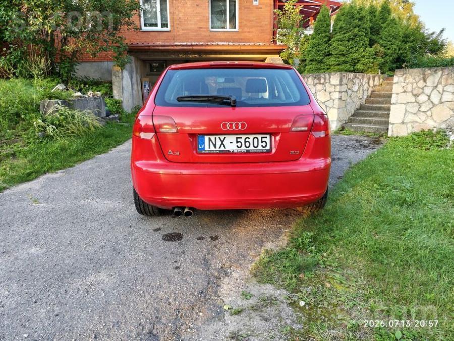 Sarkans Audi A3 2005 Rīga, ar dzinēja tilpumu 2.00 L un nobraukumu 292 tūkst. km par 2000 €, foto 5 vietnē AUTOMOTO.COM.LV