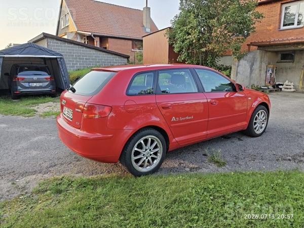 Красный Ауди А3 2005 в Рига, объемом двигателя 2.00 л и пробегом 292 тыс. км за 2000 €, фото 5 на AUTOMOTO.COM.LV