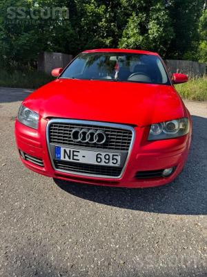 Sarkans Audi A3 2005 Talsi, ar dzinēja tilpumu 1.90 L un nobraukumu 467 tūkst. km par 1300 €, foto  vietnē AUTOMOTO.COM.LV