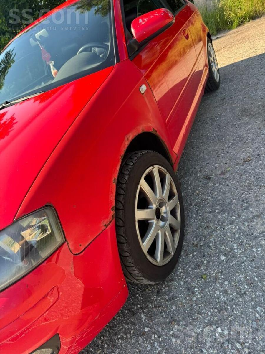 Red Audi A3 2005 in Talsi, with an engine capacity of 1.90 L and mileage of 467 thousand km for 1300 €, photo 3 on AUTOMOTO.COM.LV