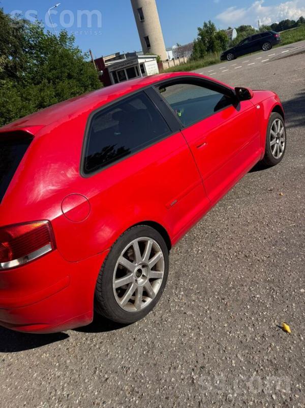 Sarkans Audi A3 2005 Talsi, ar dzinēja tilpumu 1.90 L un nobraukumu 467 tūkst. km par 1300 €, foto 4 vietnē AUTOMOTO.COM.LV