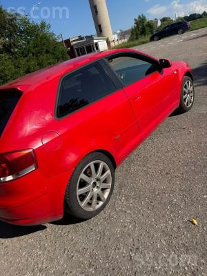 Red Audi A3 2005 in Talsi, with an engine capacity of 1.90 L and mileage of 467 thousand km for 1300 €, photo 5 on AUTOMOTO.COM.LV