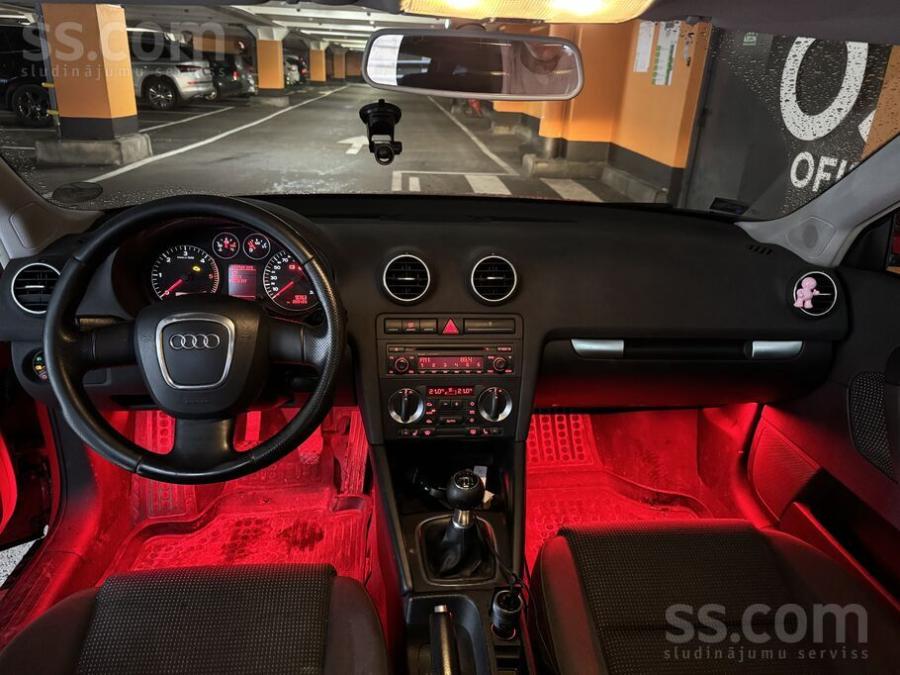 Красный Ауди А3 2006 в Рига, объемом двигателя 2.00 л и пробегом 275 тыс. км за 2300 €, фото 8 на AUTOMOTO.COM.LV