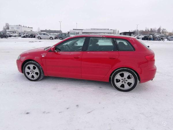 Sarkans Audi A3 2006 Marijampole, ar dzinēja tilpumu 1.60 L un nobraukumu 241 tūkst. km par 2399 €, foto 1 vietnē AUTOMOTO.COM.LV