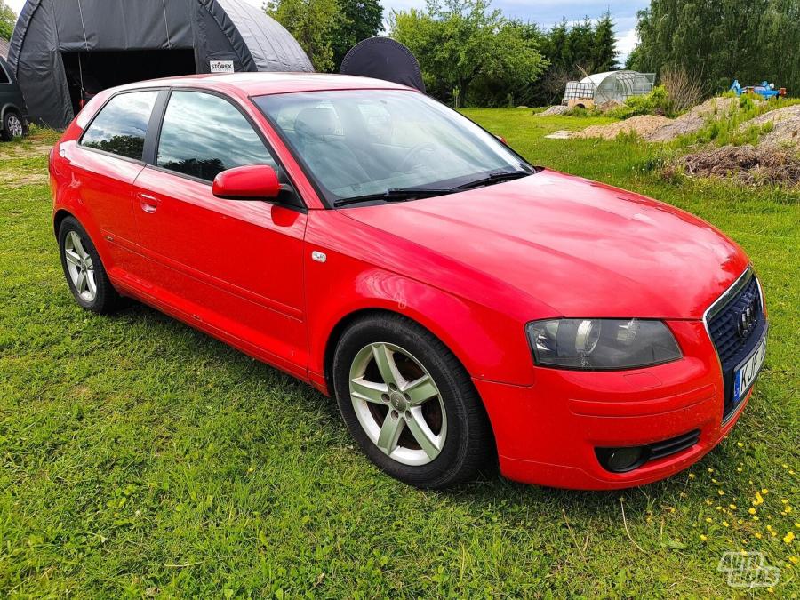 Красный Ауди А3 2006 в Утена, объемом двигателя 2.00 л и пробегом 280 тыс. км за 1200 €, фото 1 на AUTOMOTO.COM.LV