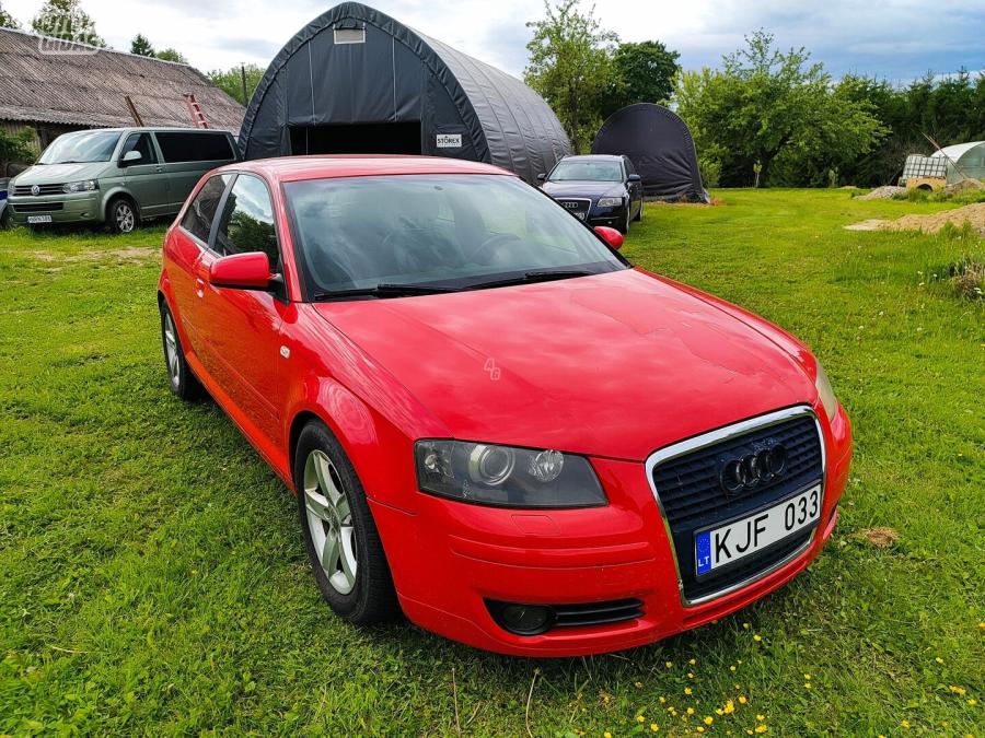 Красный Ауди А3 2006 в Утена, объемом двигателя 2.00 л и пробегом 280 тыс. км за 1200 €, фото 3 на AUTOMOTO.COM.LV