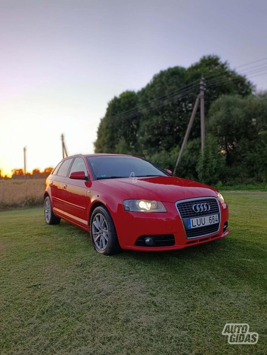 Red Audi A3 2006 in Vilnius, with an engine capacity of 2.00 L and mileage of 350 thousand km for 1900 €, photo 1 on AUTOMOTO.COM.LV