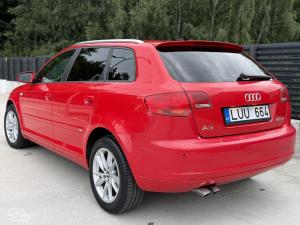 Red Audi A3 2006 in Vilnius, with an engine capacity of 2.00 L and mileage of 351 thousand km for 2540 €, photo 4 on AUTOMOTO.COM.LV