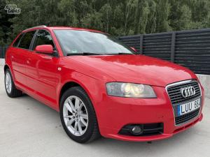 Red Audi A3 2006 in Vilnius, with an engine capacity of 2.00 L and mileage of 351 thousand km for 2540 €, photo 5 on AUTOMOTO.COM.LV