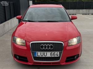 Red Audi A3 2006 in Vilnius, with an engine capacity of 2.00 L and mileage of 351 thousand km for 2540 €, photo 7 on AUTOMOTO.COM.LV