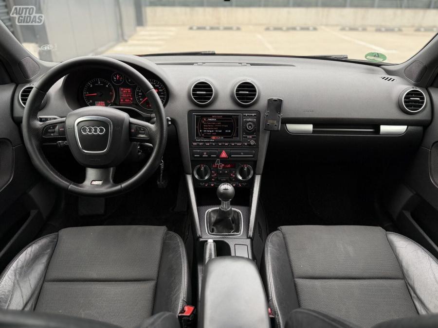 Red Audi A3 2006 in Vilnius, with an engine capacity of 2.00 L and mileage of 351 thousand km for 2540 €, photo 13 on AUTOMOTO.COM.LV