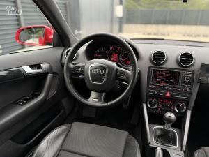 Red Audi A3 2006 in Vilnius, with an engine capacity of 2.00 L and mileage of 351 thousand km for 2540 €, photo 14 on AUTOMOTO.COM.LV