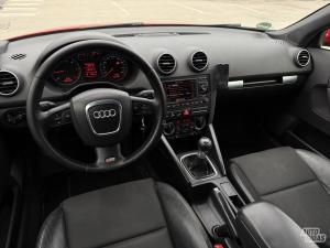 Red Audi A3 2006 in Vilnius, with an engine capacity of 2.00 L and mileage of 351 thousand km for 2540 €, photo 17 on AUTOMOTO.COM.LV
