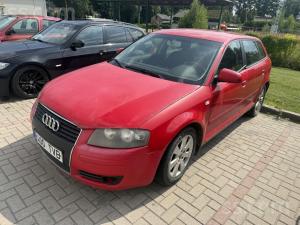 Red Audi A3 2006 in Riga, with an engine capacity of 1.60 L and mileage of 0 thousand km for 1290 €, photo  on AUTOMOTO.COM.LV