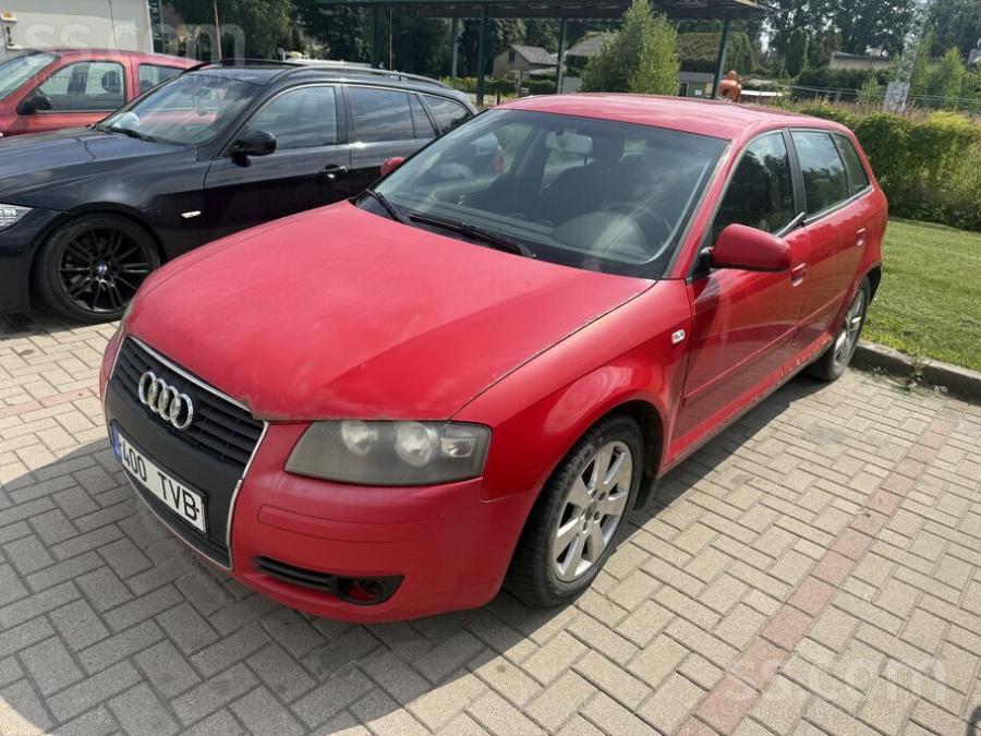 Red Audi A3 2006 in Riga, with an engine capacity of 1.60 L and mileage of 0 thousand km for 990 €, photo 1 on AUTOMOTO.COM.LV
