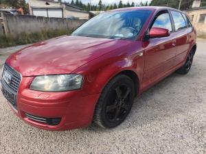 Sarkans Audi A3 2006 Utena, ar dzinēja tilpumu 1.60 L un nobraukumu 205 tūkst. km par 2700 €, foto  vietnē AUTOMOTO.COM.LV