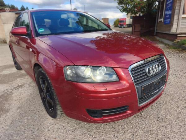 Sarkans Audi A3 2006 Utena, ar dzinēja tilpumu 1.60 L un nobraukumu 205 tūkst. km par 2700 €, foto 6 vietnē AUTOMOTO.COM.LV
