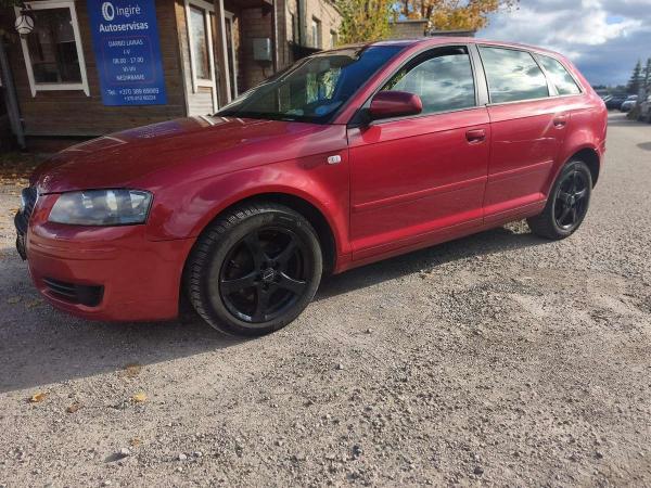 Sarkans Audi A3 2006 Utena, ar dzinēja tilpumu 1.60 L un nobraukumu 205 tūkst. km par 2700 €, foto 9 vietnē AUTOMOTO.COM.LV