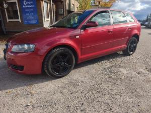 Red Audi A3 2006 in Utena, with an engine capacity of 1.60 L and mileage of 205 thousand km for 2700 €, photo 9 on AUTOMOTO.COM.LV