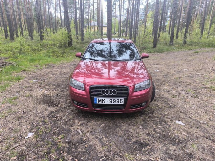 Red Audi A3 2007 in Riga, with an engine capacity of 2.00 L and mileage of 340 thousand km for 3200 €, photo 2 on AUTOMOTO.COM.LV