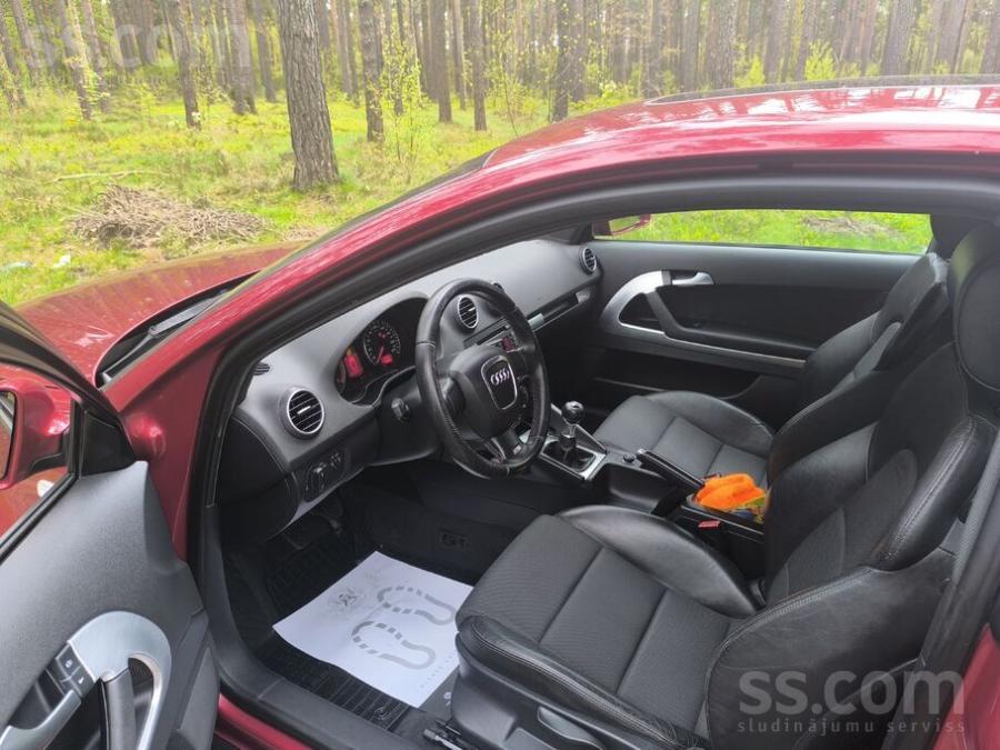 Red Audi A3 2007 in Riga, with an engine capacity of 2.00 L and mileage of 340 thousand km for 3200 €, photo 9 on AUTOMOTO.COM.LV