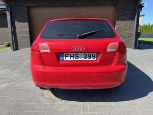 Red Audi A3 2007 in Kaunas, with an engine capacity of 1.90 L and mileage of 380 thousand km for 1100 €, photo 3 on AUTOMOTO.COM.LV