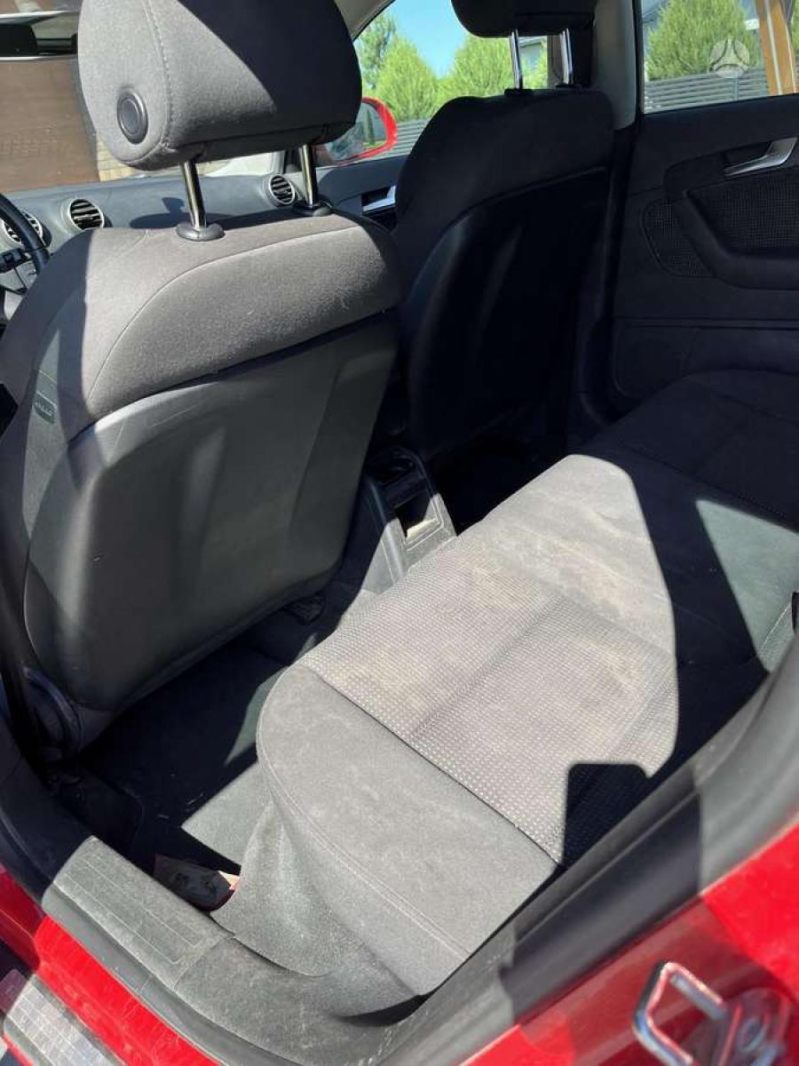 Red Audi A3 2007 in Kaunas, with an engine capacity of 1.90 L and mileage of 380 thousand km for 1100 €, photo 7 on AUTOMOTO.COM.LV