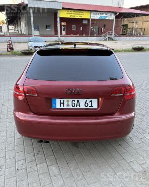 Sarkans Audi A3 2007 Rīga, ar dzinēja tilpumu 1.90 L un nobraukumu 303 tūkst. km par 3850 €, foto 7 vietnē AUTOMOTO.COM.LV