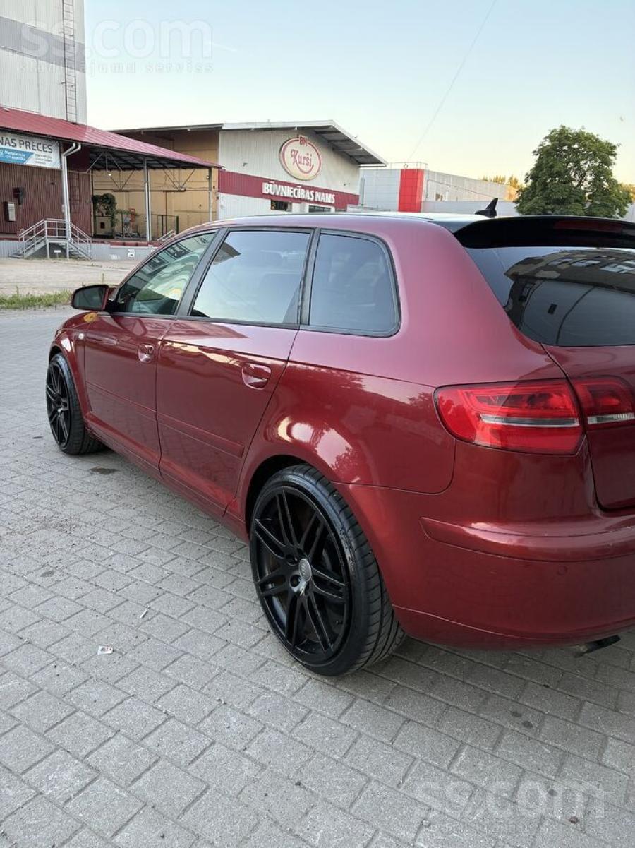 Sarkans Audi A3 2007 Rīga, ar dzinēja tilpumu 1.90 L un nobraukumu 303 tūkst. km par 3850 €, foto 8 vietnē AUTOMOTO.COM.LV