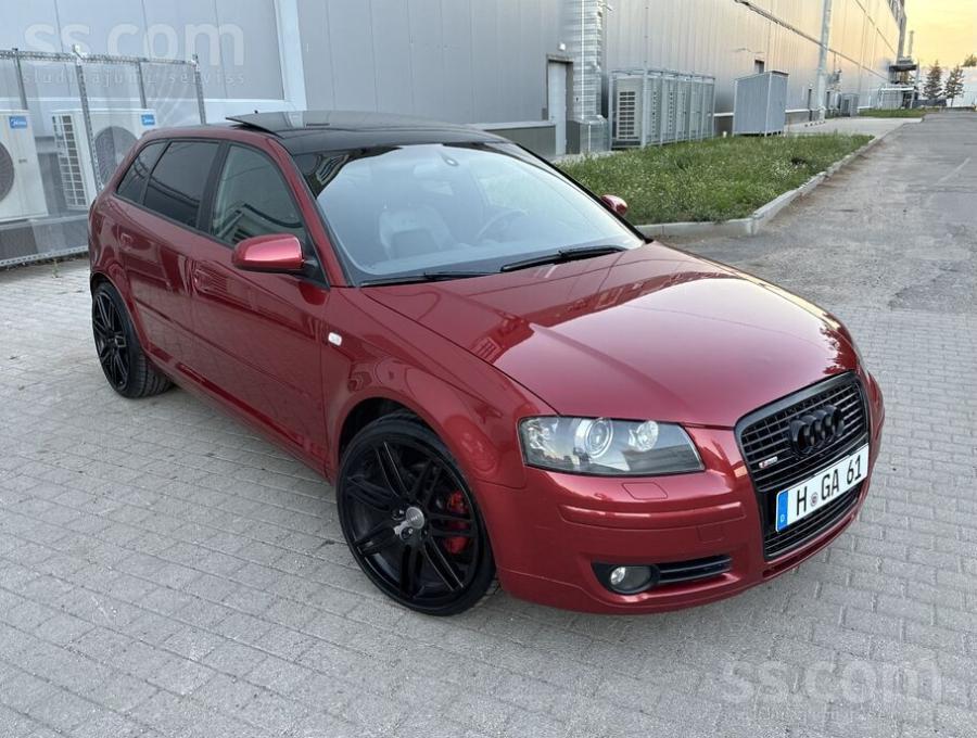 Sarkans Audi A3 2007 Rīga, ar dzinēja tilpumu 1.90 L un nobraukumu 303 tūkst. km par 3850 €, foto 3 vietnē AUTOMOTO.COM.LV