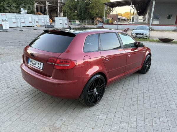 Red Audi A3 2007 in Riga, with an engine capacity of 1.90 L and mileage of 303 thousand km for 3850 €, photo 6 on AUTOMOTO.COM.LV