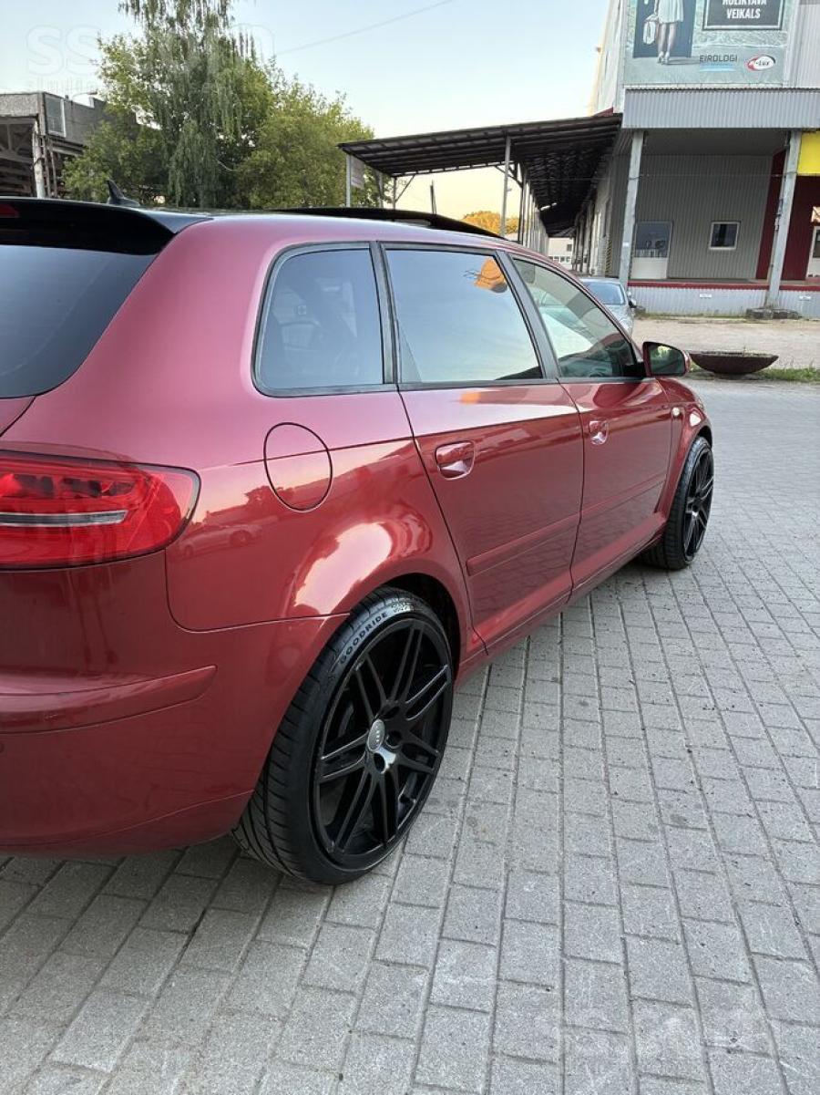 Sarkans Audi A3 2007 Rīga, ar dzinēja tilpumu 1.90 L un nobraukumu 303 tūkst. km par 3850 €, foto 9 vietnē AUTOMOTO.COM.LV