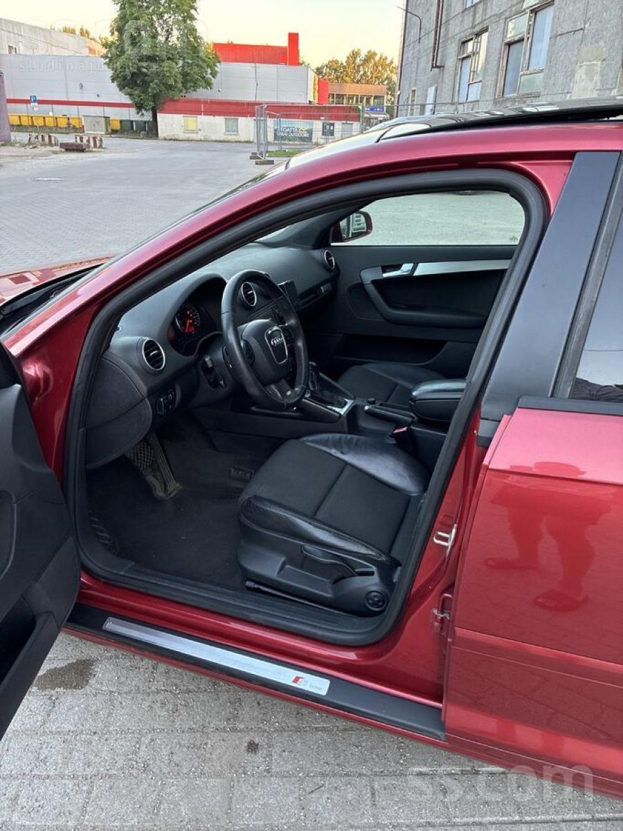 Sarkans Audi A3 2007 Rīga, ar dzinēja tilpumu 1.90 L un nobraukumu 303 tūkst. km par 3850 €, foto 17 vietnē AUTOMOTO.COM.LV