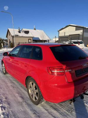 Red Audi A3 2008 in Kaunas, with an engine capacity of 1.39 L and mileage of 290 thousand km for 3350 €, photo 4 on AUTOMOTO.COM.LV