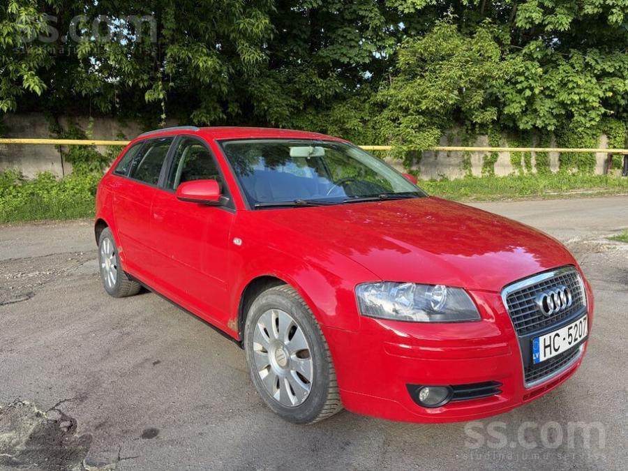 Красный Ауди А3 2008 в Рига, объемом двигателя 2.00 л и пробегом 291 тыс. км за 2000 €, фото 1 на AUTOMOTO.COM.LV