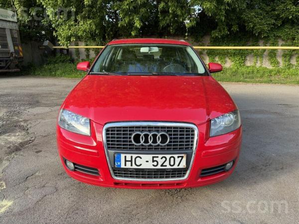 Красный Ауди А3 2008 в Рига, объемом двигателя 2.00 л и пробегом 291 тыс. км за 2000 €, фото 2 на AUTOMOTO.COM.LV