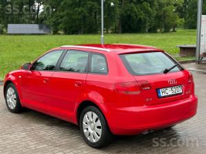 Red Audi A3 2008 in Jelgava, with an engine capacity of 2.00 L and mileage of 0 thousand km for 3500 €, photo 5 on AUTOMOTO.COM.LV
