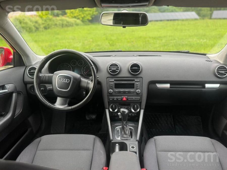 Red Audi A3 2008 in Jelgava, with an engine capacity of 2.00 L and mileage of 0 thousand km for 3500 €, photo 10 on AUTOMOTO.COM.LV