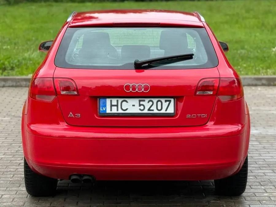 Sarkans Audi A3 2008 Jelgava, ar dzinēja tilpumu 2.00 L un nobraukumu 290 tūkst. km par 3500 €, foto 6 vietnē AUTOMOTO.COM.LV