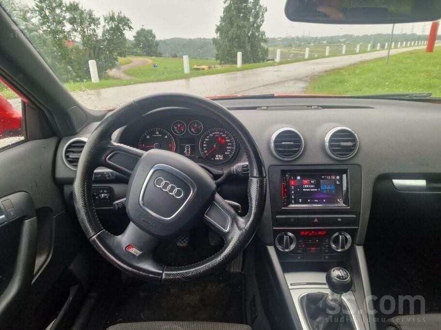 Sarkans Audi A3 2008 Aizkraukle, ar dzinēja tilpumu 1.90 L un nobraukumu 337 tūkst. km par 3500 €, foto 3 vietnē AUTOMOTO.COM.LV