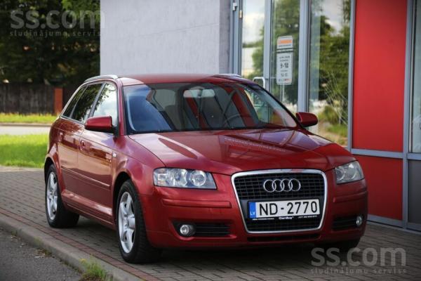 Красный Ауди А3 2008 в Рига, объемом двигателя 2.00 л и пробегом 324 тыс. км за 2995 €, фото 4 на AUTOMOTO.COM.LV