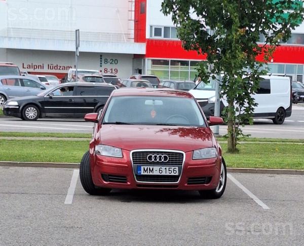Sarkans Audi A3 2008 Liepāja, ar dzinēja tilpumu 1.90 L un nobraukumu 269 tūkst. km par 3300 €, foto 1 vietnē AUTOMOTO.COM.LV