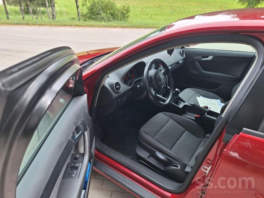 Sarkans Audi A3 2008 Liepāja, ar dzinēja tilpumu 1.90 L un nobraukumu 269 tūkst. km par 3300 €, foto 6 vietnē AUTOMOTO.COM.LV